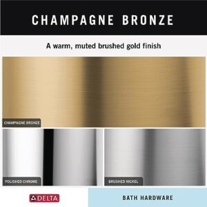 Delta Faucet 77638-CZ Stryke Towel, Double Hook, Champagne Bronze