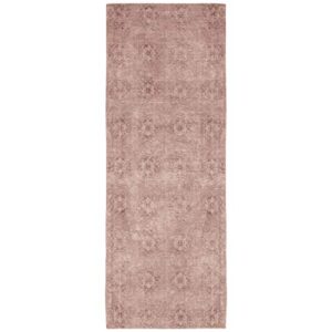 french connection home fontayne vintage jacquard accent rug, 20"x60", blush