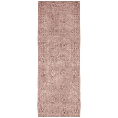 French Connection Home Fontayne Vintage Jacquard Accent Rug, 20"x60", Blush