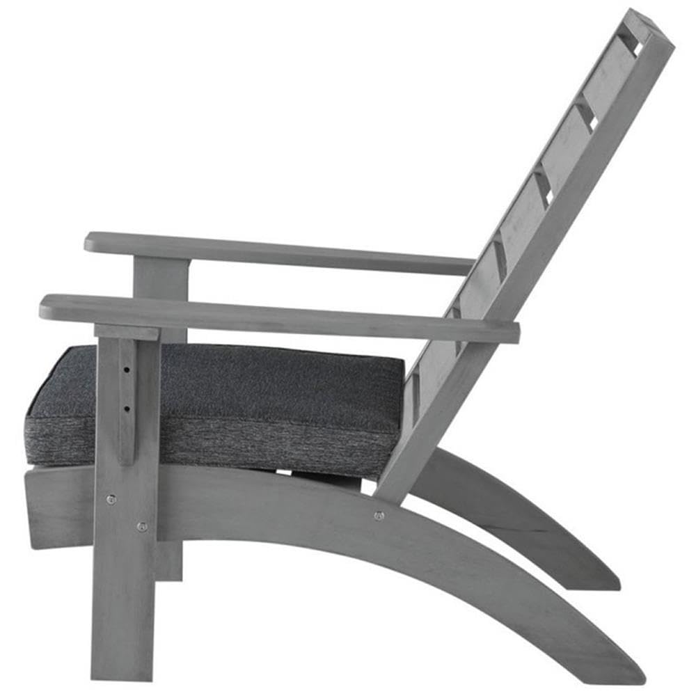 Riverbay Furniture Outdoor Chair with Cushion in Gray