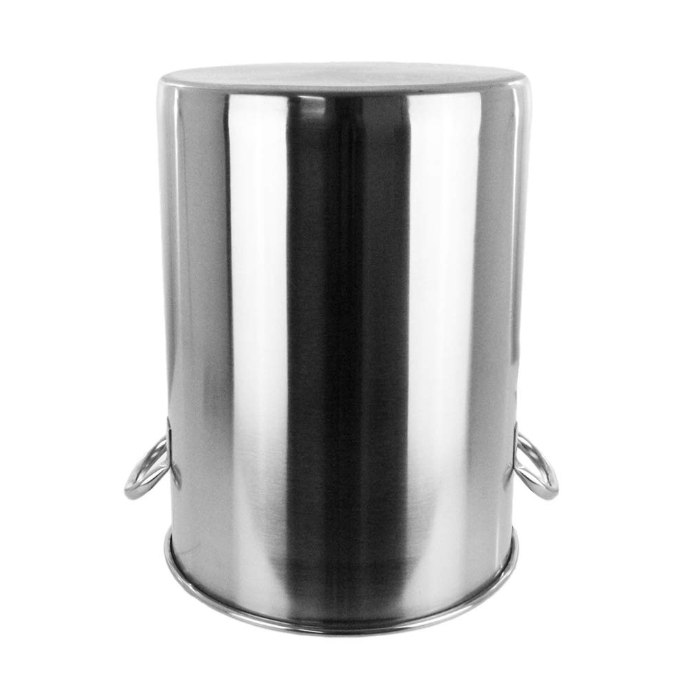 Thaweesuk Shop 36QT Stockpot Stainless Steel Pot Strainer Basket Heavy Duty Outdoor Stock pot Height 16" Diameter 13" of Set