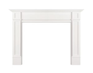 pearl mantels 540-48 marshall fireplace, 48-inch, white paint mantel surround, opening width