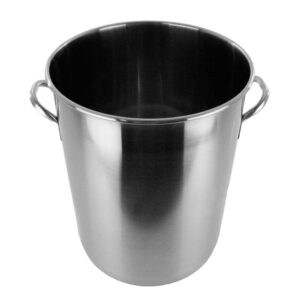 Thaweesuk Shop 36QT Stockpot Stainless Steel Pot Strainer Basket Heavy Duty Outdoor Stock pot Height 16" Diameter 13" of Set