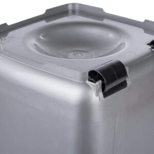 Displays2go 36 Gallon Trash Can Liner – Gray (PLINER36V2)