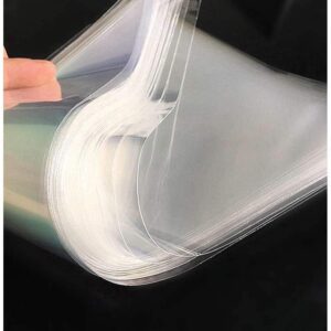 MAOUYWIEE Cone Bag 100 PCS Clear Cello Treat Bags Popcorn Bags Triangle Goody Bags with Twist Ties for Candies Handmade Cookies (6.3" X 11.8")