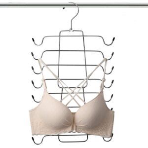 magicool cami hanger space saving hangers closet organizer for tank top, cami, bra, pajamas, strappy dress,bathing suit