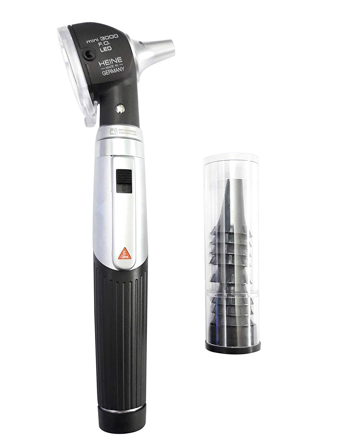 Heine Mini-3000 LED F.O. Otoscope with 10 Disposable Tips D-008.70.110