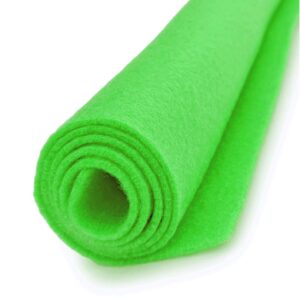 neon lime green - premium acrylic felt xl craft sheet - 1 12x18 inch sheet