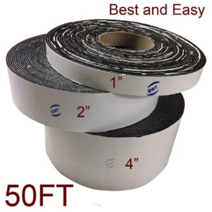 (615) EWT Premium Asphalt Tarmac Parking lot Joint and Crack Sealer Hot-Filler Repair Tape 50 FT Long (2 inchs x 50ft Tape)