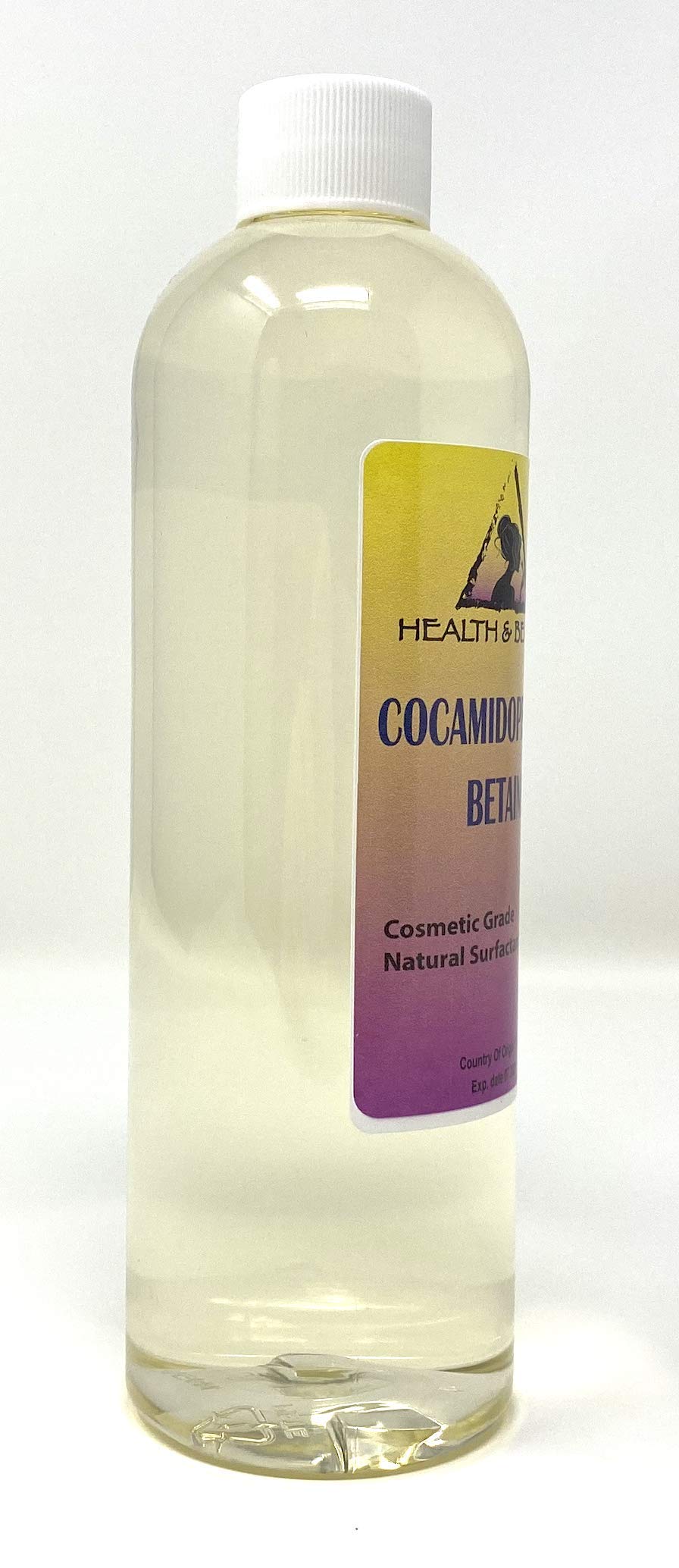 Cocamidopropyl Betaine Coco Betaine CAPB Natural Surfactant Liquid Premium Highest Purity 100% Pure 12 oz