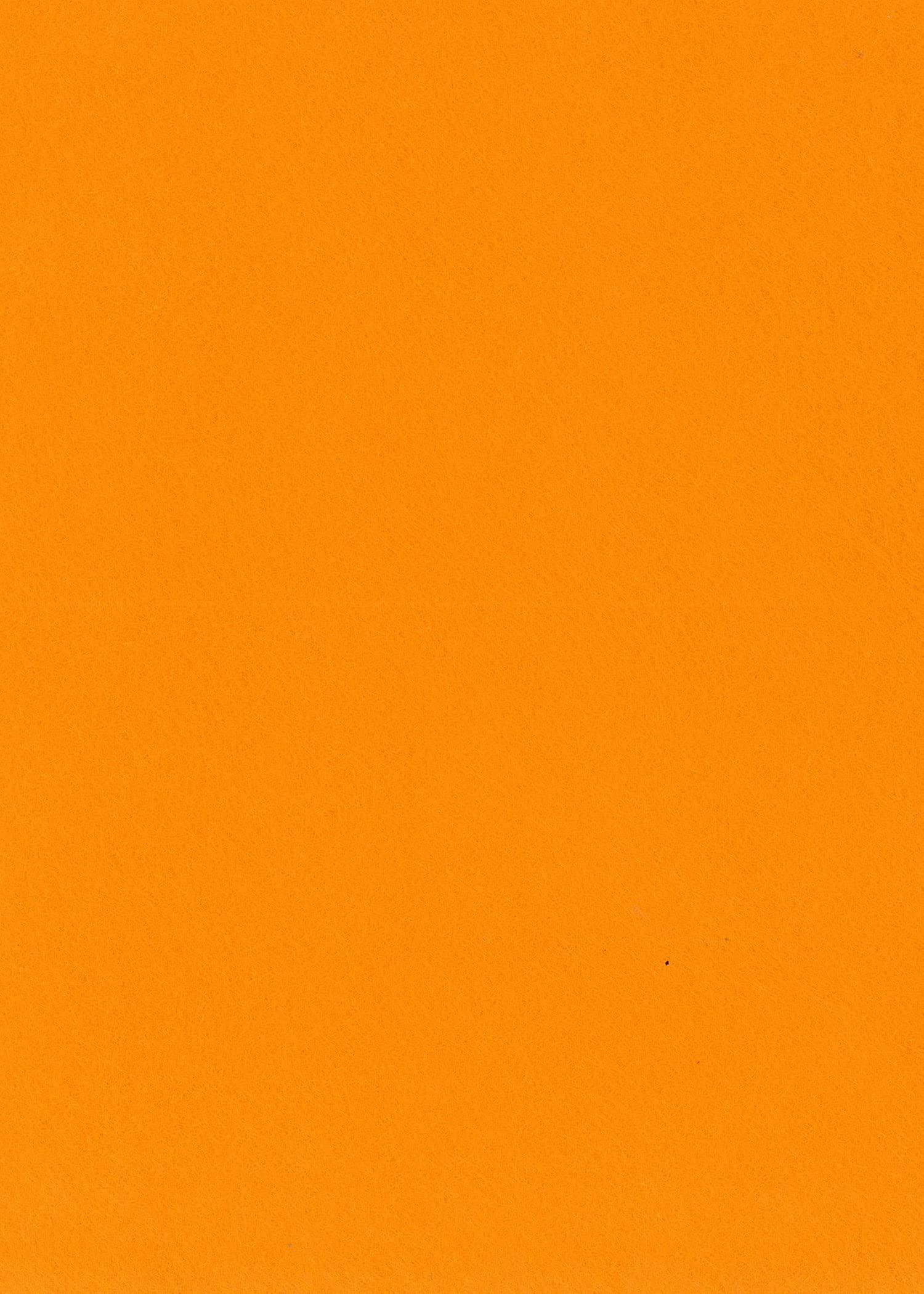 Mac'n Cheese Orange - Wool Felt Oversized Sheet - 20% Wool Blend - 1 12x18 inch Sheet