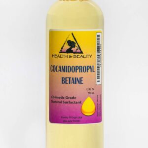 Cocamidopropyl Betaine Coco Betaine CAPB Natural Surfactant Liquid Premium Highest Purity 100% Pure 12 oz