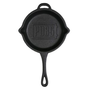 jinx pubg foam frying pan 1:1 scale prop replica, black, 14"