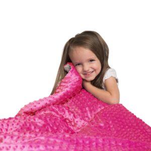 super-soft kids weighted blanket 7 pounds - weighted blanket for kids - easy to clean, washable minky cover - 41x60 inches 7lbs child weighted blanket - small heavy blanket for girls and boys