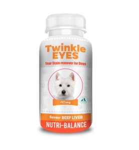 twinkle eyes tear stain remover for dogs - beef flavour 40g