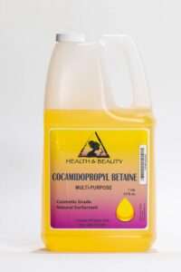 cocamidopropyl betaine coco betaine capb natural surfactant liquid premium highest purity 100% pure 128 oz, 7 lb, 1 gal