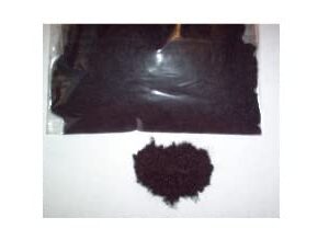 Black Nylon Flocking Fibers - 8 oz Bag