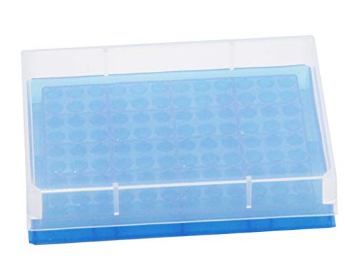 PCR Tube Rack for 0.2ml Micro-Tubes, 8 x 12 Array Pack of 4(Blue/Yellow/Purple/Green)