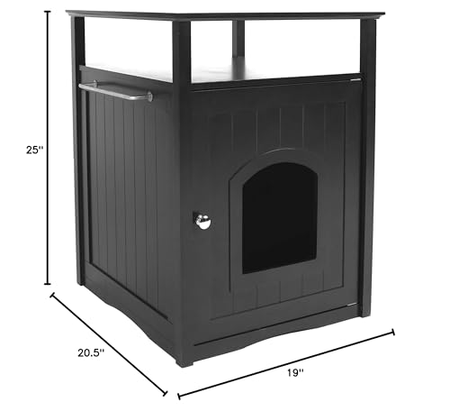 Merry Pet Cat Washroom/Night Stand Pet House – Hidden Litter Box Furniture