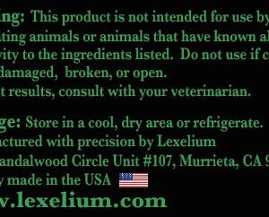 Lexelium Cat & Dog Prebiotic Digestion Supplement - Helps with Sensitive Stomach & Chronic Diarrhea – Contains Valuable Digestive Enzymes, Fiber & Prebiotics - 200g