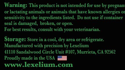 Lexelium Cat & Dog Prebiotic Digestion Supplement - Helps with Sensitive Stomach & Chronic Diarrhea – Contains Valuable Digestive Enzymes, Fiber & Prebiotics - 200g