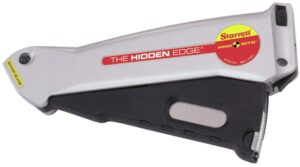 6 pack starrett s011 the hidden edge utility knife (67584)