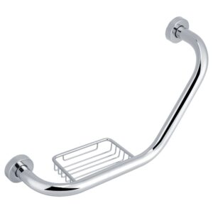 shower grab bars stainless steel bathroom arm wall mount safety handle bath shower grab bar with holder, dispenser/dispenser