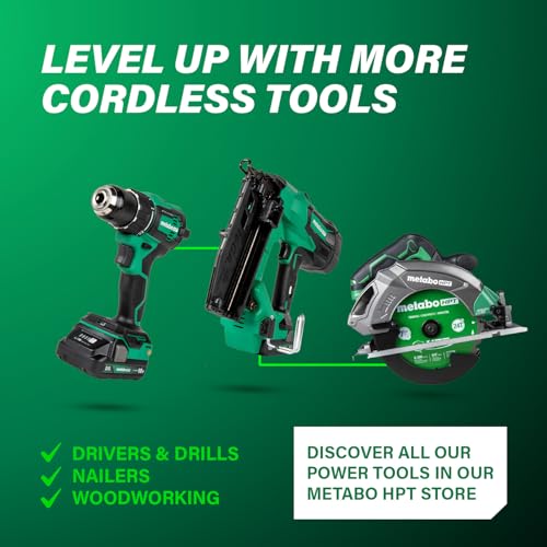 Metabo HPT Brad Nailer Kit | Pro Preferred Brand of Pneumatic Nailers | 18 Gauge | Accepts 5/8 to 2-Inch Brad Nails | Ideal for Trim Work, Furniture Building & Other Finish Applications | NT50AE2