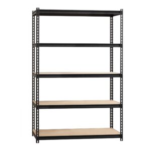 lorell 2,300 lb capacity riveted steel shelving