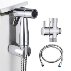 handheld bidet sprayer for toilet,rewee chrome plate plastic bidet attachment for toilet,cloth diaper bidet toilet sprayer