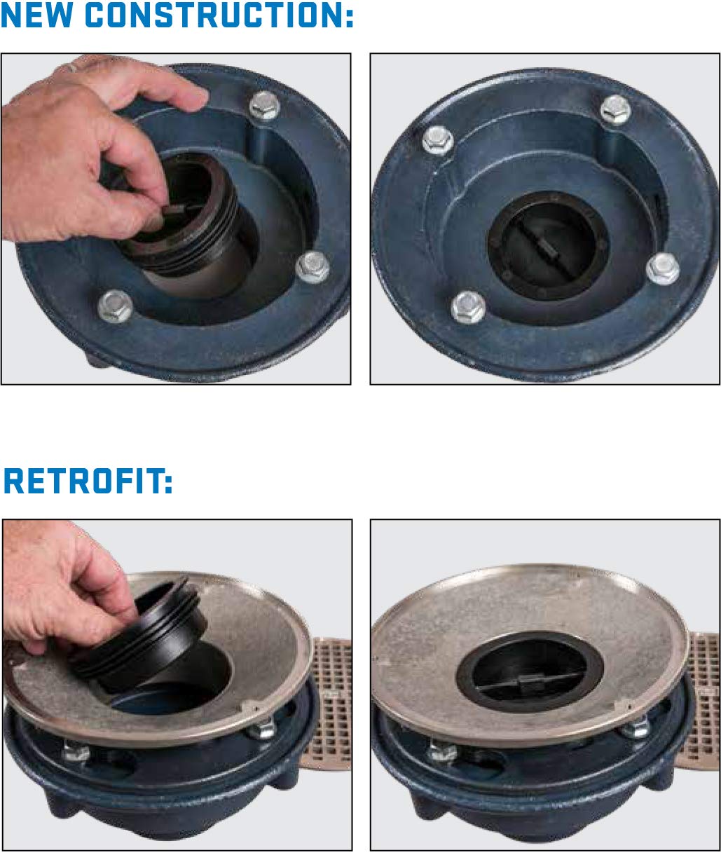 AB&A 69420 Trap-Tite 2" Floor Drain Trap Seal