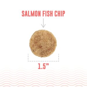 Icelandic+ Fish Chips: Salmon 2.5oz - Dog Treats, for Medium-Large Dogs, Natural 2 Ingredient Air-Dried Crunchy Treats