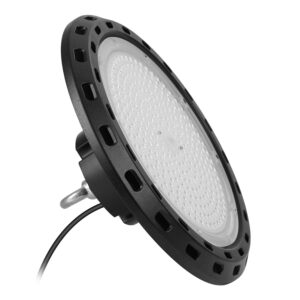 Q QINGCHEN 200W UFO LED High Bay Light 5000K Daylight White, ETL Certified LED Warehouse Light Fixtures,Replacement for 800W MH/HPS