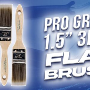 Pro Grade - Paint Brushes - 3Ea 1.5" - Brush Set