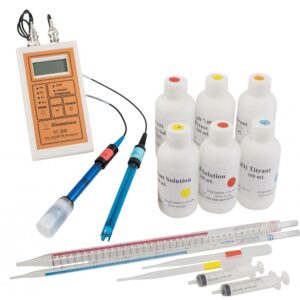 vinmetrica sc-300 so2 | ph & ta analyzer kit | complete wine testing kit | everything needed to analyze sulfite (so2), ph and ta (titratable acidity) levels