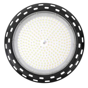 Q QINGCHEN 200W UFO LED High Bay Light 5000K Daylight White, ETL Certified LED Warehouse Light Fixtures,Replacement for 800W MH/HPS