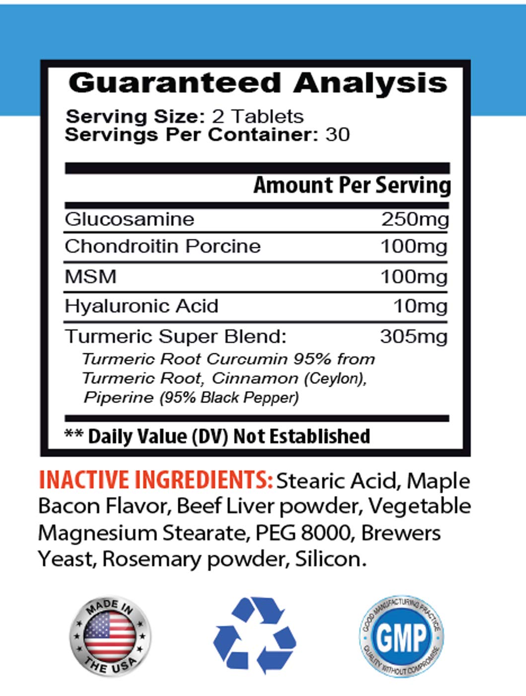 Dog Joint Supplement with tumeric - Pets Turmeric Joint Health Complex - with MSM - Dogs and Cats - Hip AID - Dog Turmeric Chews Organic - 2 Bottles (120 Tablets)