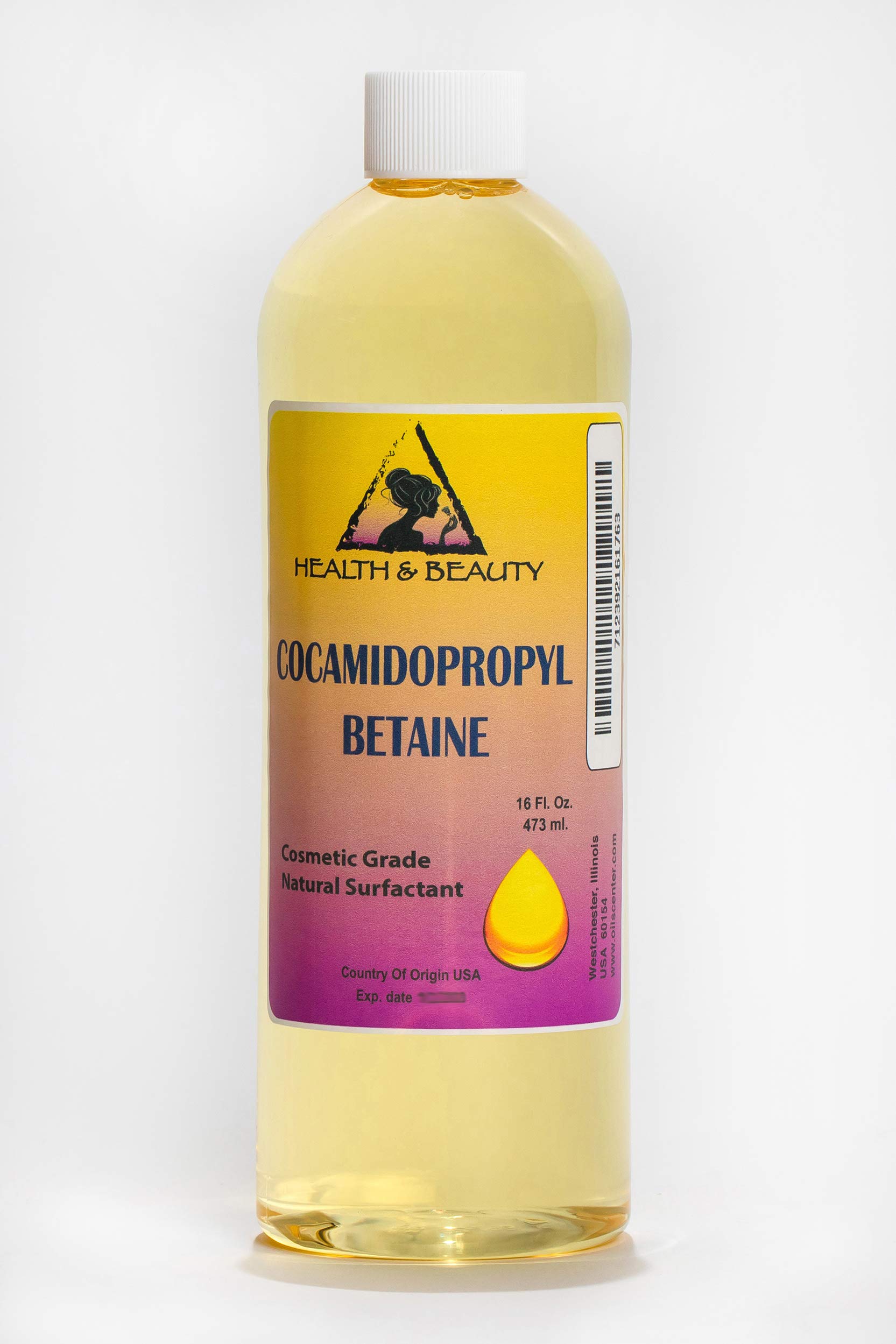 Cocamidopropyl Betaine Coco Betaine CAPB Natural Surfactant Liquid Premium Highest Purity 100% Pure 32 oz