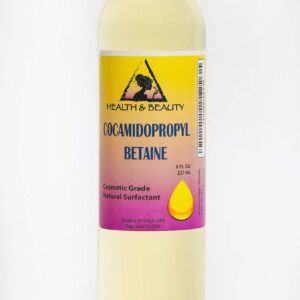 Cocamidopropyl Betaine Coco Betaine CAPB Natural Surfactant Liquid Premium Highest Purity 100% Pure 8 oz