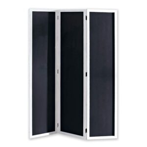 screen gems chalkboard screen room divider, black