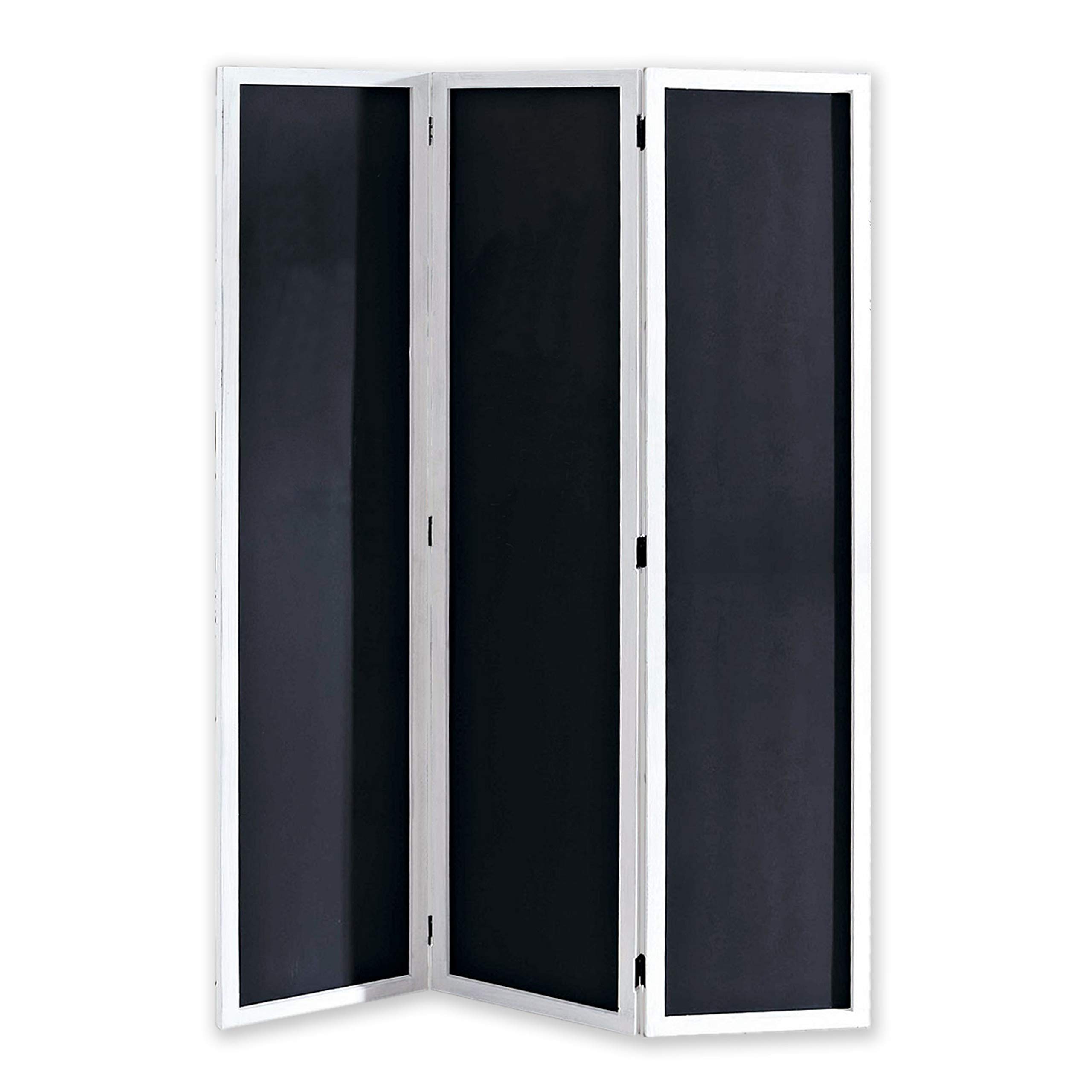 Screen Gems Chalkboard Screen Room Divider, Black