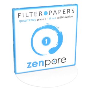 filter paper 24cm lab qualitative filter paper for chemistry, standard qualitative grade 1-medium flow 240mm(100 discs)