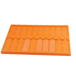 Plastic Microscope Slide Tray; 20 Capacity, Pack of 4