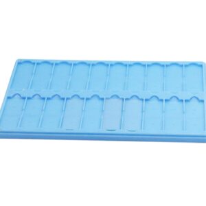 Plastic Microscope Slide Tray; 20 Capacity, Pack of 4