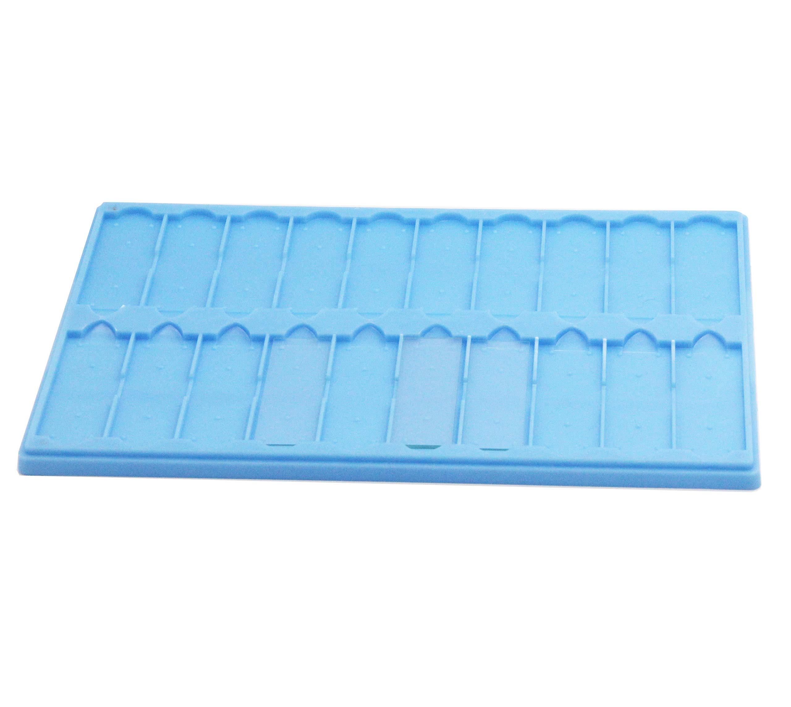 Plastic Microscope Slide Tray; 20 Capacity, Pack of 4