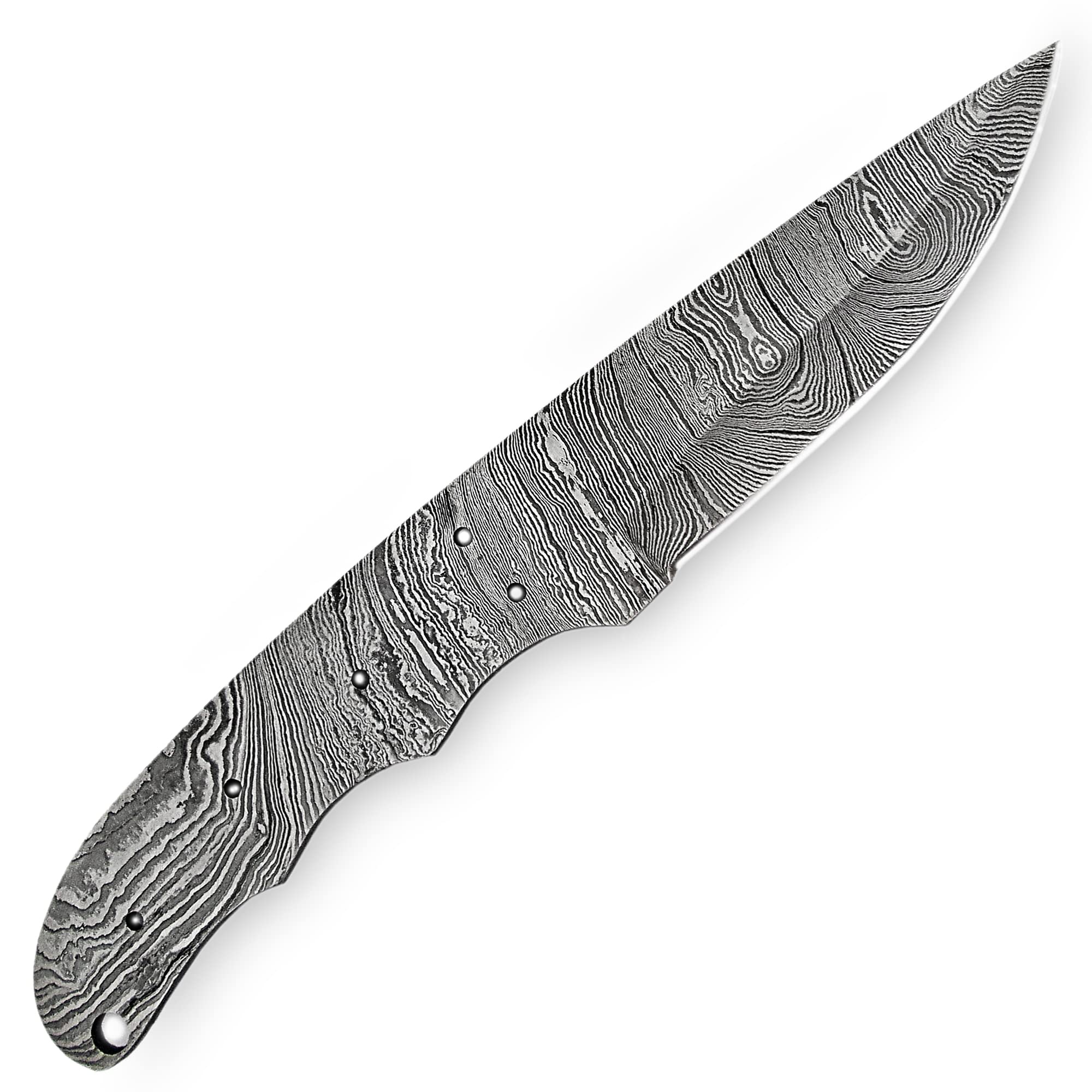 ColdLand 8.50" Hand Forged Damascus Steel Blank Blade for Knife Making Supplies - Handmade Knife Blanks Full Tang Steel Blade - knife blade for DIY Knives Making Blades SB107