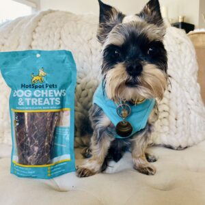 Beef Esophagus Dog Treats (6 INCHES - 25 Count) Grass Fed with No Added Hormone, All Natural Jerky Dog Treats - Dog Chews Rich in Glucosamine & Chondroitin for Joint Health