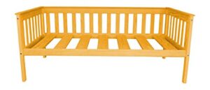 a&l furniture versaloft amish-made pine twin mission daybed, honey