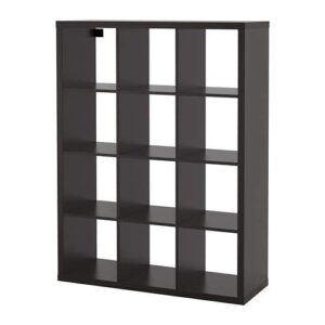 ikea ' new kallax shelf unit, black-brown (black, 44 1/8x57 7/8)