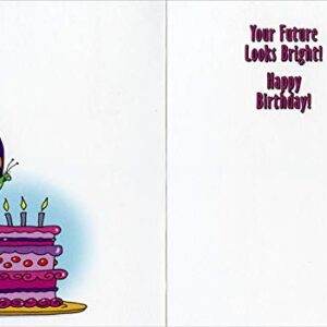 Caterpillar at Fortune Teller - Oatmeal Studios Funny/Humorous Birthday Card